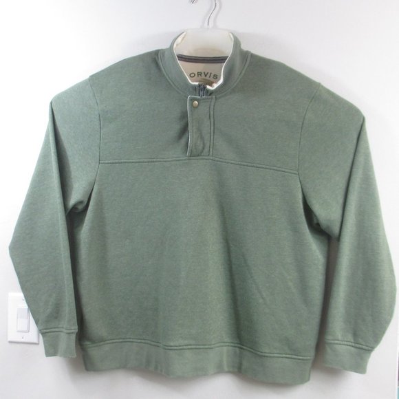 Orvis | Shirts | Orvis Mens Signature Quarter 4 Zip Fleece Pullover ...